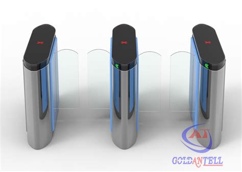 Bi Directional Channel Electrical Safe Library Entrance Turnstile With Barcode Rfid Interface