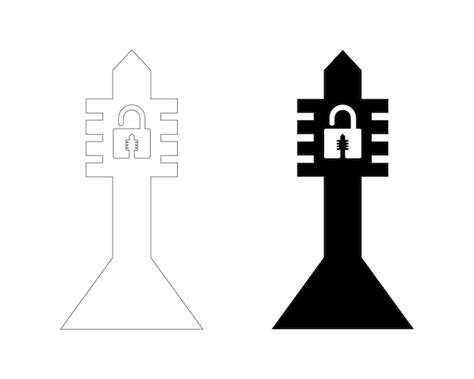 Premium Vector Locked Or Unlocked Lock Icon Design Template