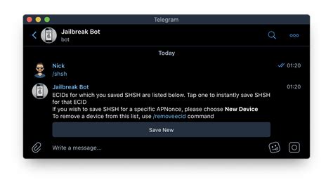 How To Save Shsh Blobs Telegraph