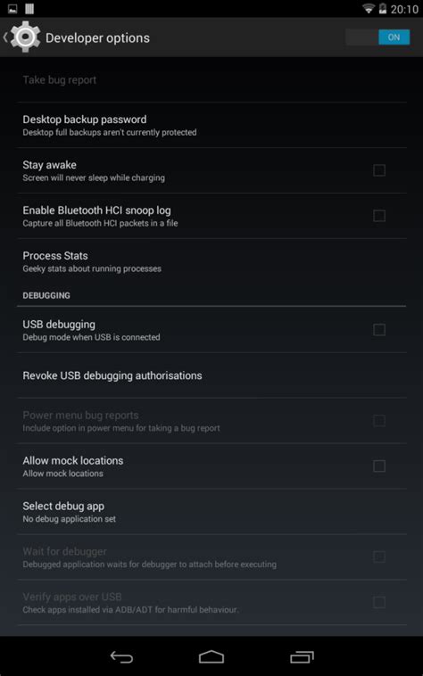 Developing First Android App On Windows 8 Step 2 Enable Developer