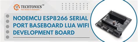 Techtonics Nodemcu Baseboard NodeMcu Lua WIFI Development Board ESP Serial Port Baseboard