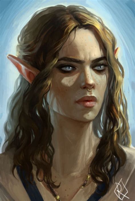 Hi I Draw A Good Stuff Here Эльфийка Фэнтези рисунки Воительницы