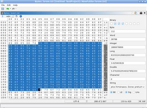 bined binary hex editor