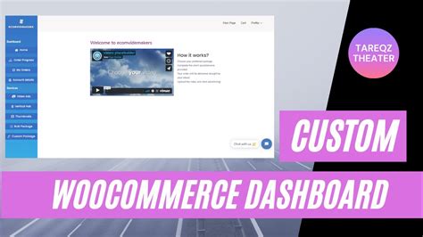 How To Make Woocommerce My Account Custom Dashboard For Free Youtube