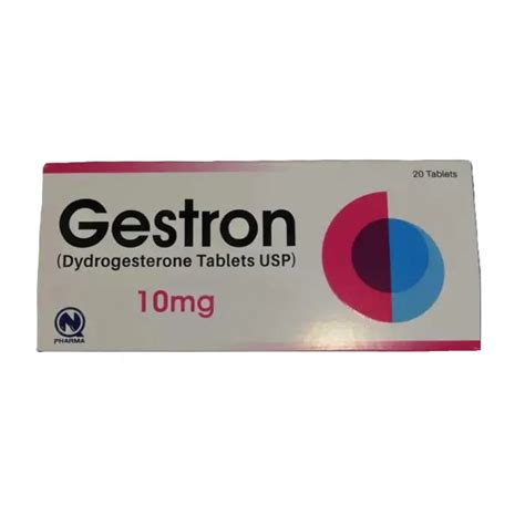 Gestron 10mg Dydrogesterone Tablets For Menstrual Health Dermapk