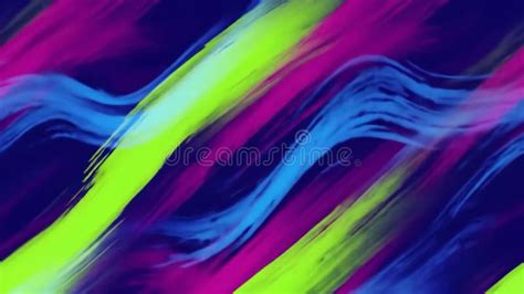 Colorful Abstract Wave Patterns Create A Vibrant Visual Experience With Neon Hues And Dynamic