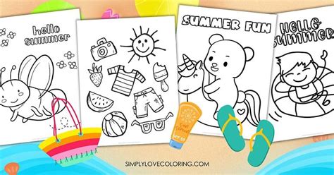 Summer Coloring Pages Free Pdf
