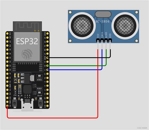 【esp32开发 传感器】 使用hc Sr04超声波传感器 读取测量距离esp32 Hc Sr04 Csdn博客