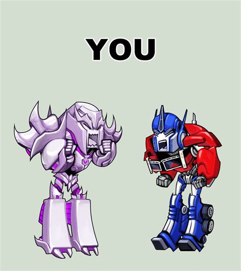 Prime Vs Megatron In A Nutshell Transformers Know Your Meme