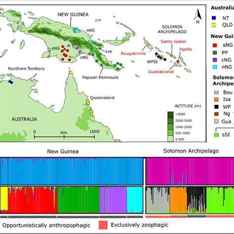 map of sampling locations host preference and bayesian clustering download scientific diagram