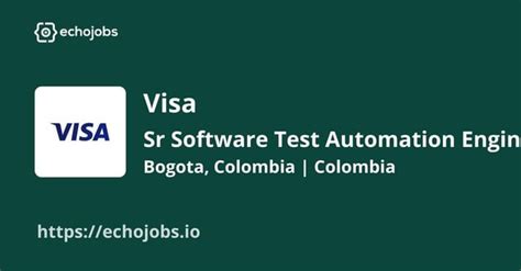 Visa Is Hiring Sr Software Test Automation Engineering Bogota Colombia Colombia Kotlin