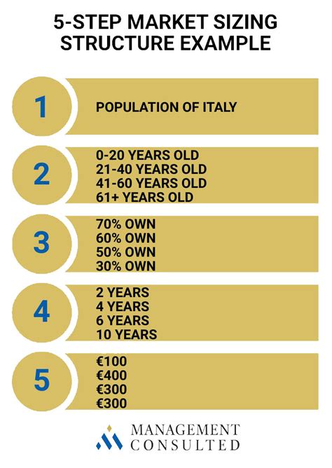 Market Sizing Case Interview Framework Management Consulted
