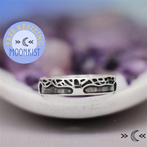 Tree Wedding Ring Etsy