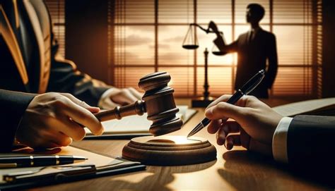 Premium Photo Legal Decision Making Judges Gavel In Courtroom At Sunset