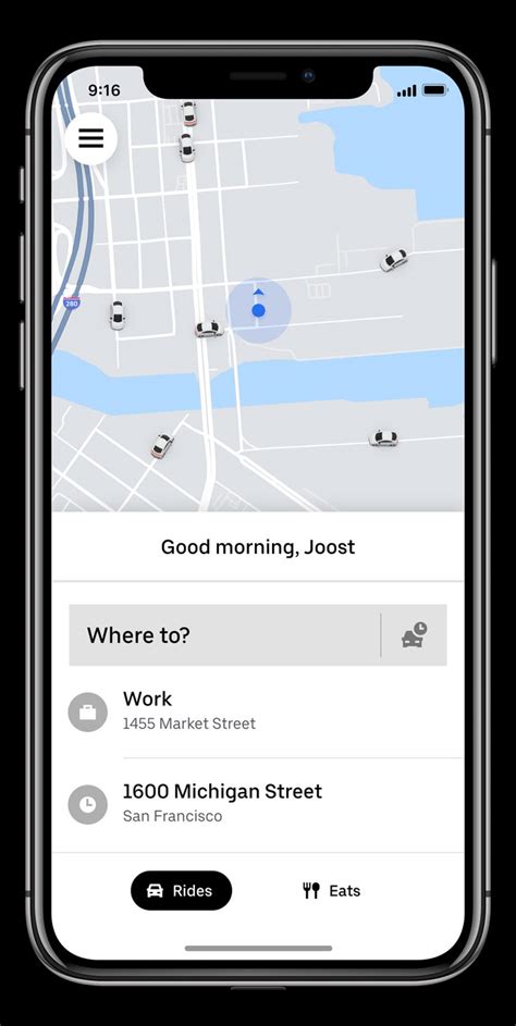 uber buries its ride map to put uber eats front and center uber app uber mobile app lyft app