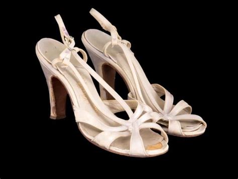 White Sandals As Worn By Marilyn Monroe Marilyn Monroe Shoes Marilyn