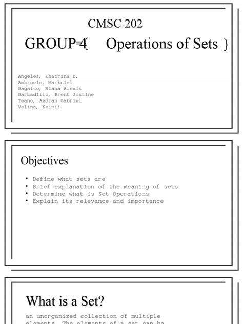 Operation Of Sets Download Free Pdf Set Mathematics Mathematics
