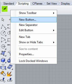 Scripting Tab In Rhino Designcoding