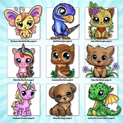 Adorable Chibi World Coloring Book Best For Ages 6 To 10