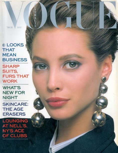 Christy Turlington Throughout The Years In Vogue Christy Turlington