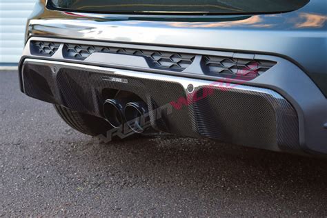 Mini Cooper F56 Lci 2 Jcw Twill Carbon Rear Diffuser Carbonwurks