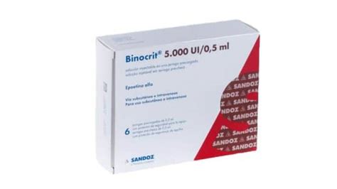 Binocrit 5000 Iu05ml 6 Epoetin Alfa Sandoz Top Steroids Online