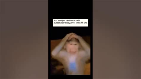 When Compiler Telling Error Coding Memes Programming Shorts Ai