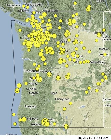 Pacific Northwest Earthquake Predictions