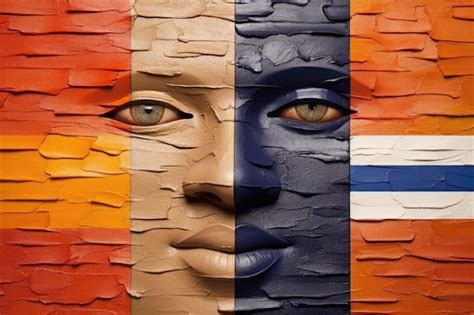 Premium AI Image Colorful Abstract Photo Of Symbolic Cultural Diversity