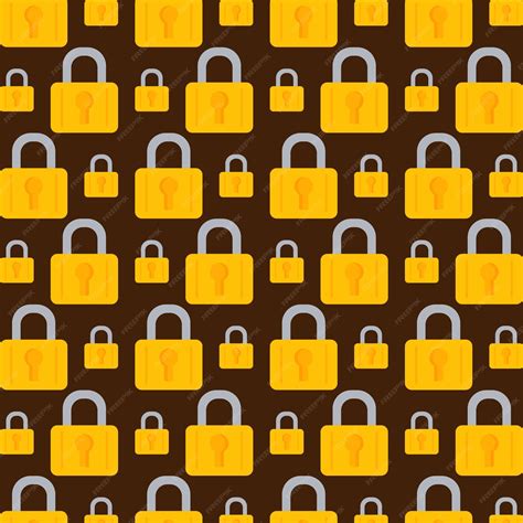 Premium Vector Lock Colorful Pattern Design Vector Illustration