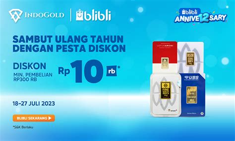 Sambut Ulang Tahun Blibli Dengan Pesta Diskon