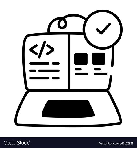check code royalty free vector image vectorstock