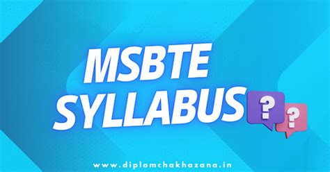 Msbte K Scheme Syllabus Diploma In Computer Engineering