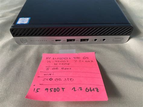 Hp Elitedesk G Computers Tech Desktops On Carousell
