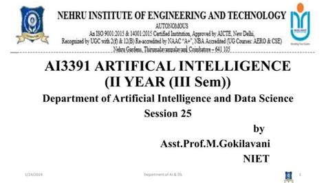Ai3391 Artificial Intelligence Session 25 Horn Clause Pptx Programming Languages Computing