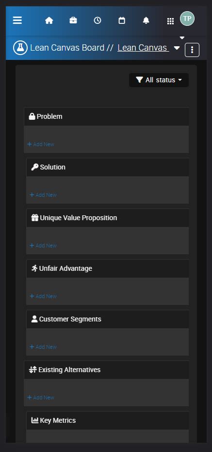 [bug] Mobile View In Canvas View · Issue 1423 · Leantime Leantime · Github