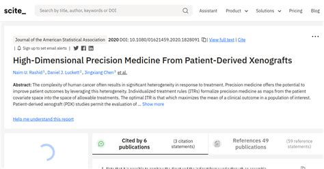 High Dimensional Precision Medicine From Patient Derived Xenografts