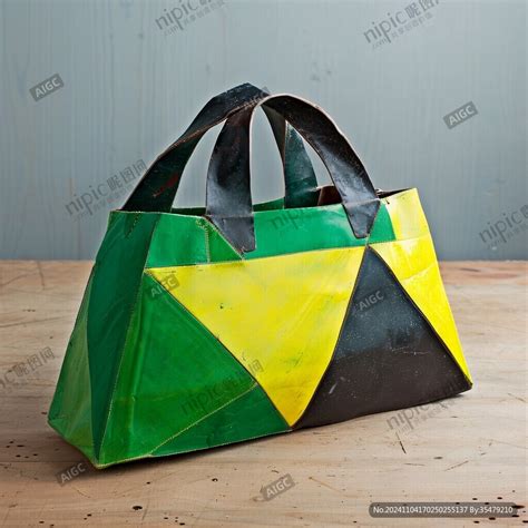 Ai创作图八边袋设计 绿色几何线条手提袋 创意几何手提袋设计 立体手提袋 抽象手提袋 绿色块手提袋 多彩手提袋 七彩手提袋 彩色线条手提袋 炫酷手提袋 创意包装袋 艺术手提袋 炫彩手提袋 立体