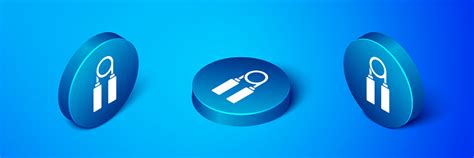 파란색 배경에 격리된 등색 스포츠 익스팬더 아이콘 스포츠 장비 파란색 원 버튼입니다 벡터 일러스트레이션 3차원 형태에 대한 스톡 벡터 아트 및 기타 이미지 Istock