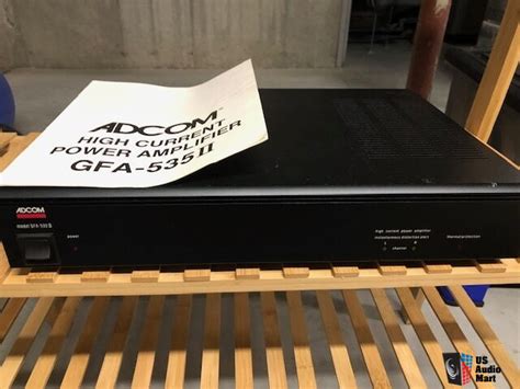 Adcom Gfa 535 Ii Amp Adcom Gtp 450 Preamp Tuner With Remote Adcom Gcd 700 Cd Deck With