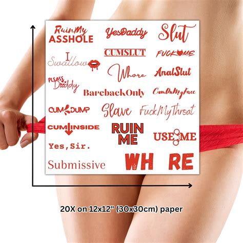 Set Of Adult Temporary Tattoos Set Of 20 Gift For Her Him Etsy