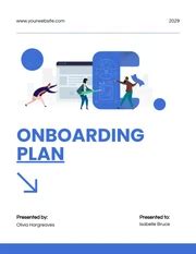 Modern Onboarding Plan Template Venngage