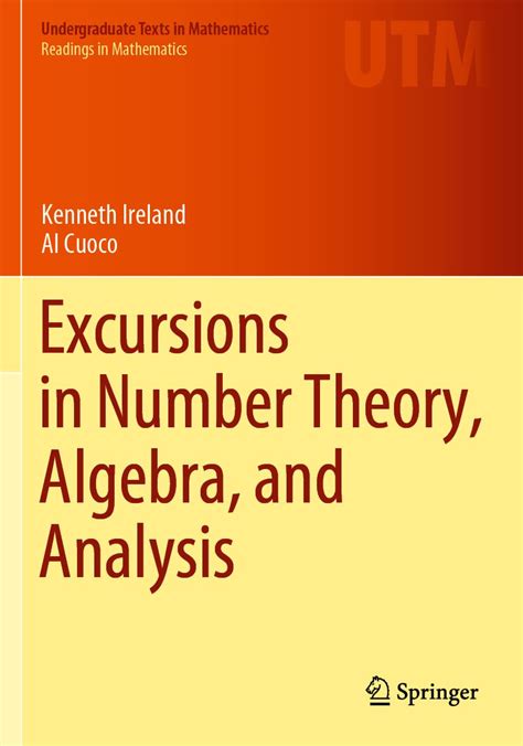 Buy Excursions In Number Theory Algebra And Analysis Undergraduate Texts In Mathematics Book