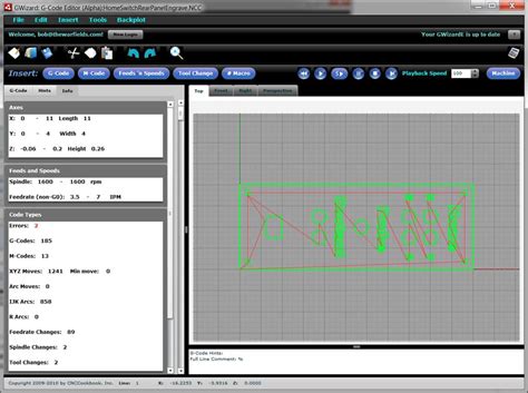 G Wizard Editor Getting Started Cnccookbook Be A Better Cncer