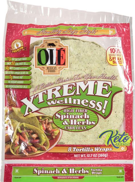 Olé Mexican Foods Ole Xtreme Wellness Carb Lean Keto Friendly Low Carb