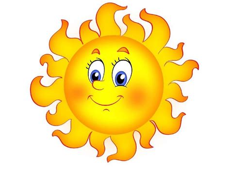 Картинка солнышка для детей доу