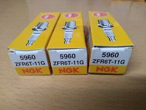 NGK ZFR6T-11G SPARK PLUGS X3 B.N.I.B. STOCK NUMBER 5960 ... | eBay