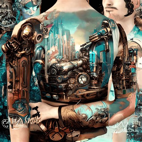 Steampunk Robot Arm Tattoo