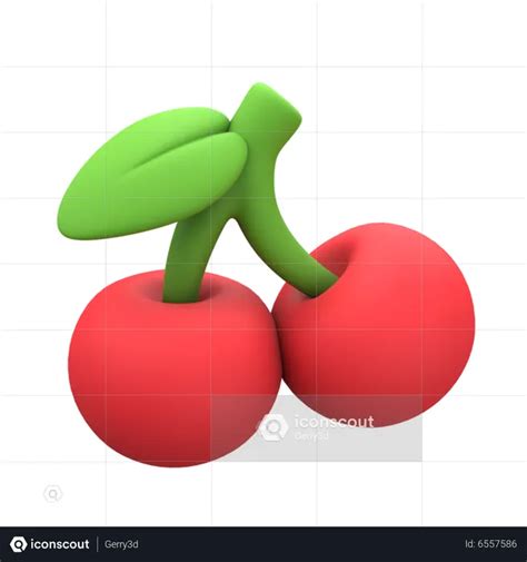 Cherry 3d Icon Free Download Food And Drink 3d Icons Iconscout