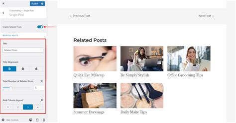 Display Related Posts On Single Blog Post
